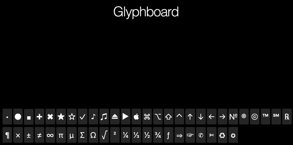 glyphboard_iphone_ipad_special_character_keyboard – MacTrast