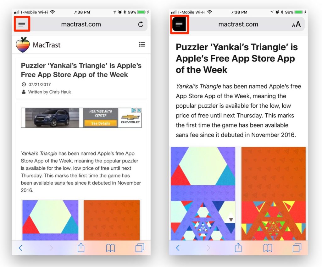 How to View Webpages in Reader Mode in Safari on the iPhone – MacTrast