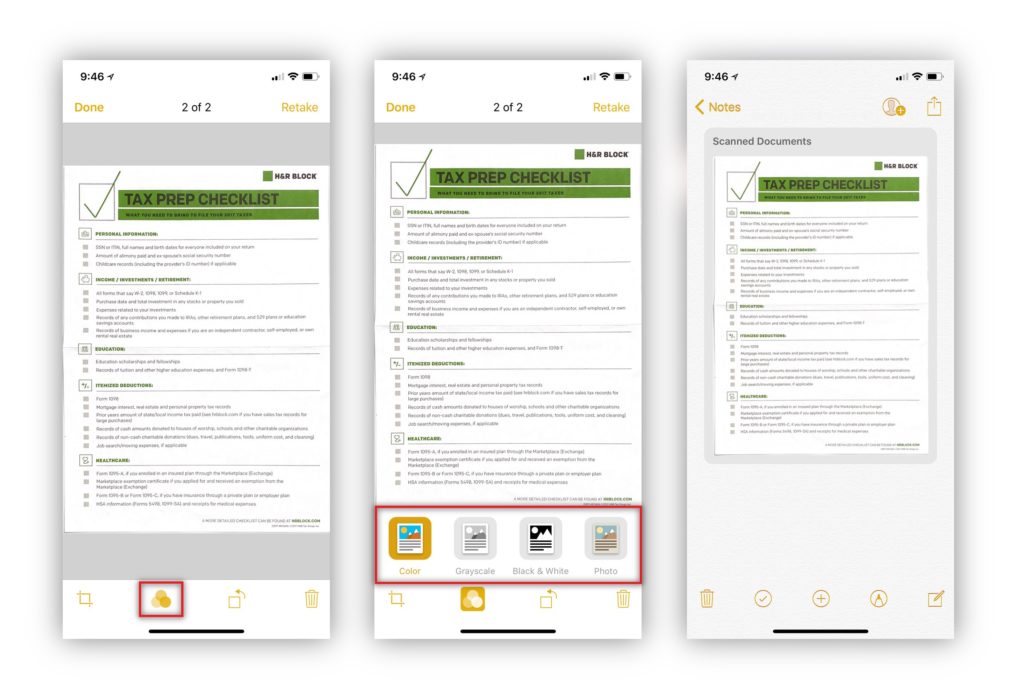 How To Scan A Document Using Notes on iOS – MacTrast
