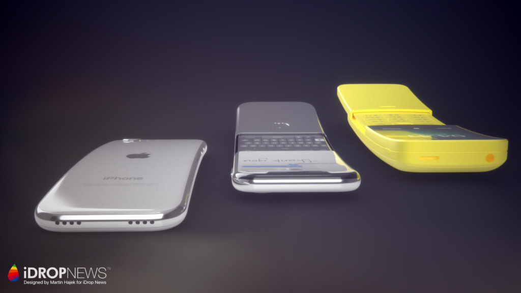 Curved iPhone Banana Phone Touchless Controls - MacTrast