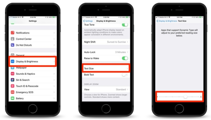 How To Adjust Text Size and Bold the Text on Your iPhone or iPad ...