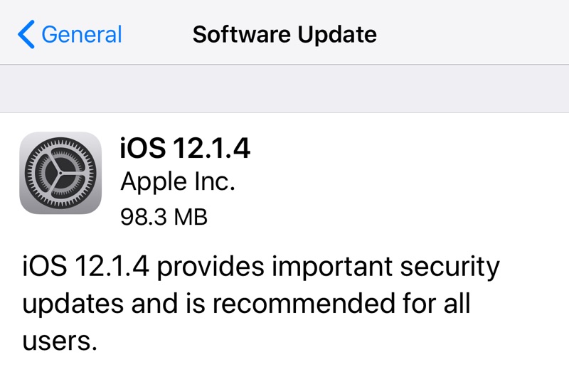 iOS 12.1.4 Update Now Available - Fixes Group FaceTime and Newly ...