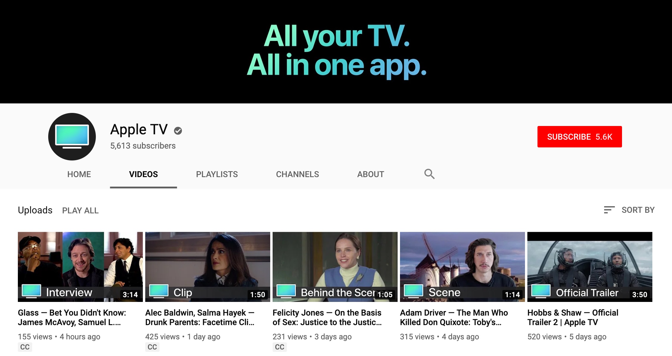 Apple Debuts New 'Apple TV' YouTube Channel - Offers Behind-the-Scenes ...