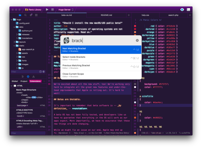 Panic Teases Beta Test of Coda Replacement Text Editor ‘Nova’ – MacTrast