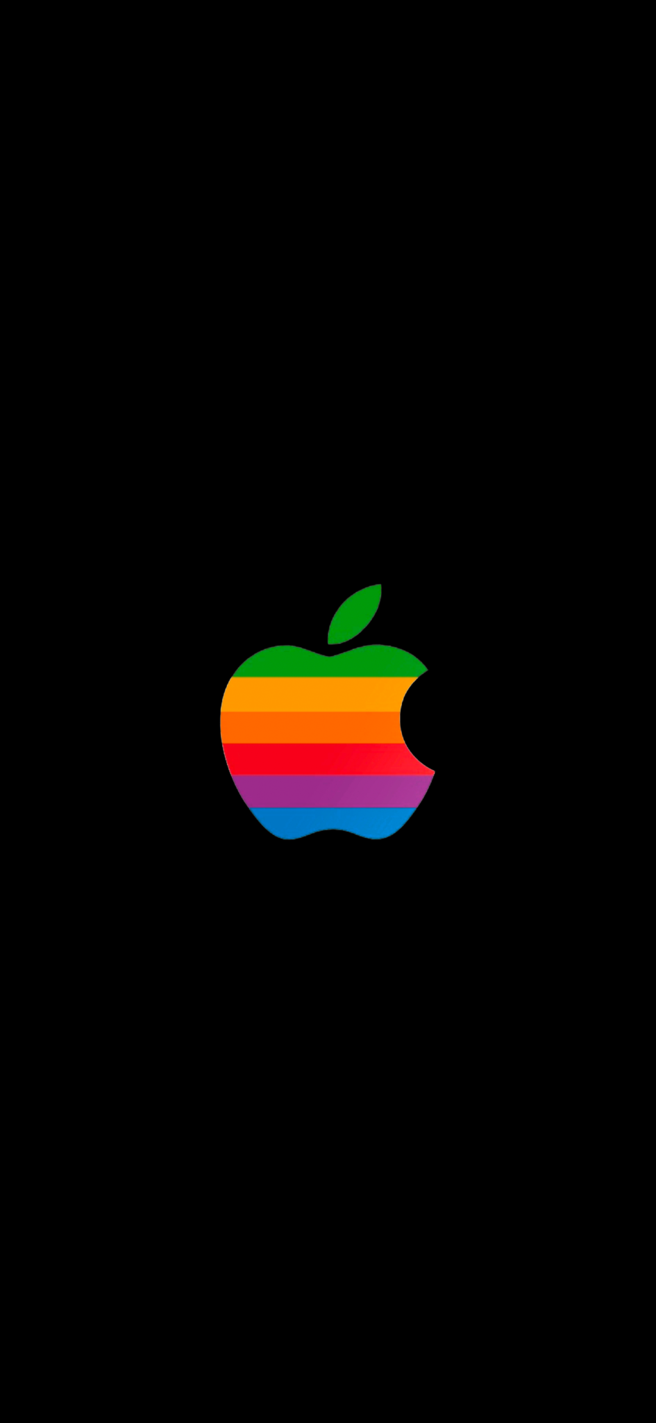 The-Rainbow-Apple-Logo-Black-Version - MacTrast