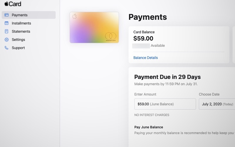 Apple Launches New Apple Card Website - Check Balances, View Statements ...