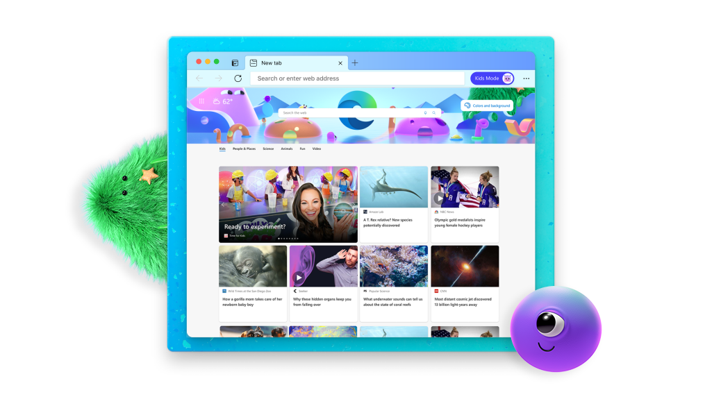 Microsoft Edge Browser Adds New 'Kids Mode' for Safer Web Browsing