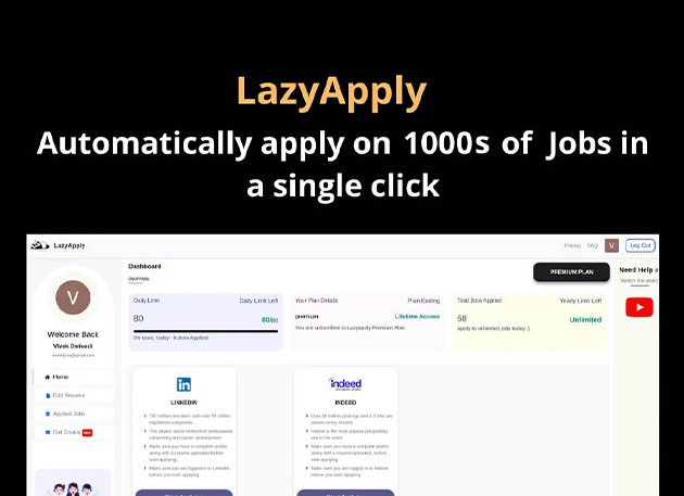 Mactrast Deals: LazyApply Job Application Basic: Lifetime License – MacTrast