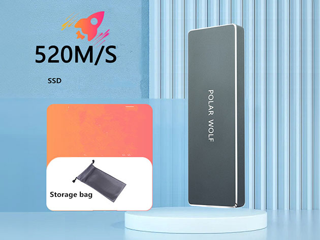Mactrast Deals: Polar Wolf Aluminum Ultra Portable External SSD